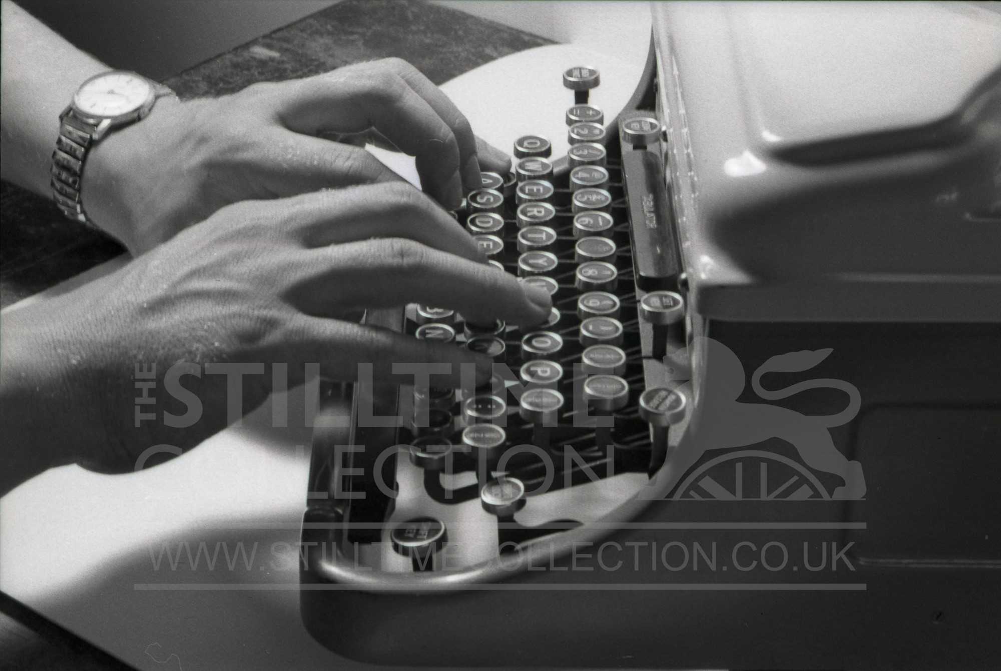 typewriter typing typist | The Stilltime Collection