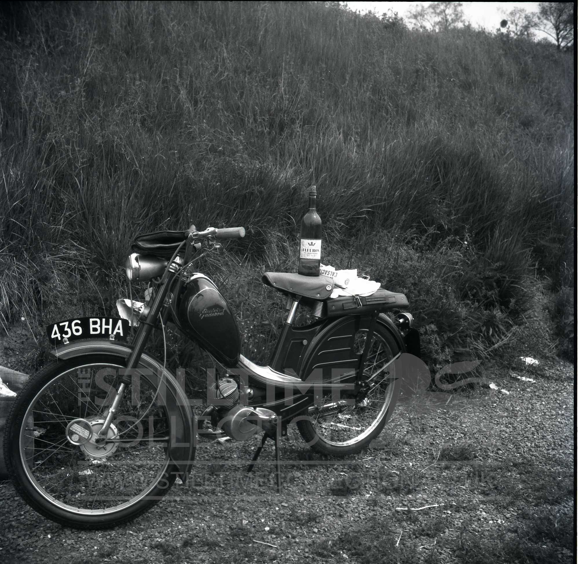 tpt bike moped phillips 'gadabout' place france | The Stilltime Collection