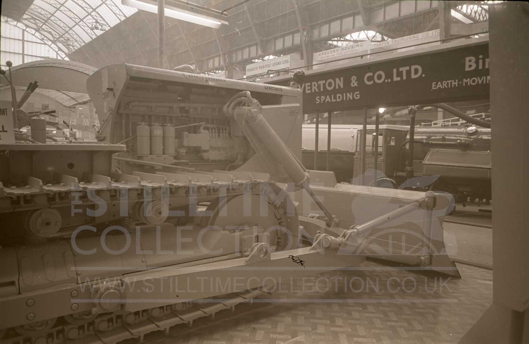 plant excavator tractor bulldozer public works and municipal exhibition ...