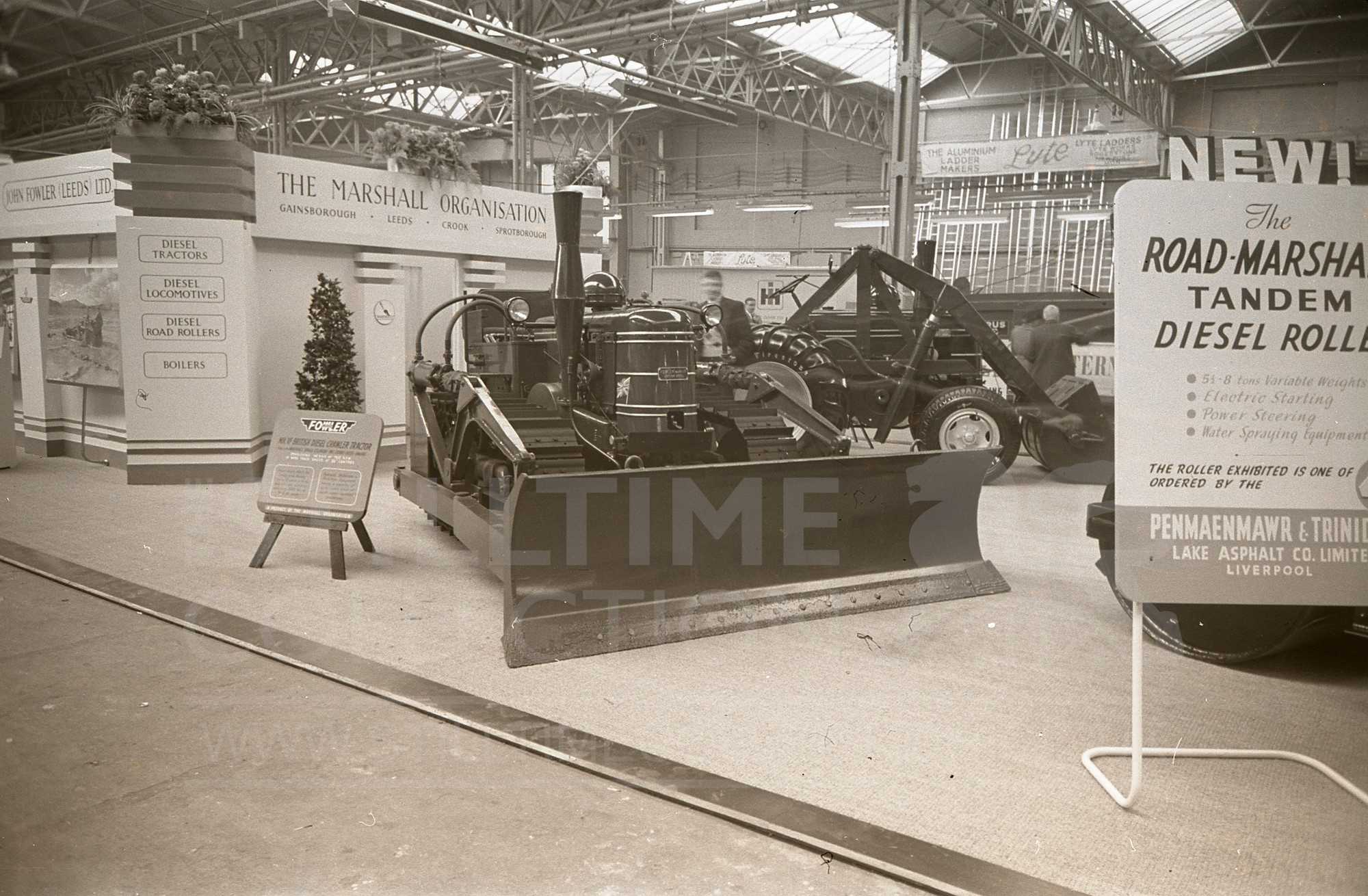 plant excavator tractor bulldozer public works and municipal exhibition ...