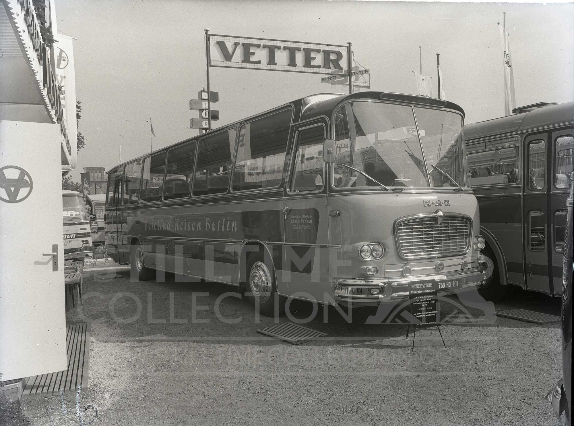 tpt bus motor show milano? geneva? coach MAN vetter 1963 | The ...