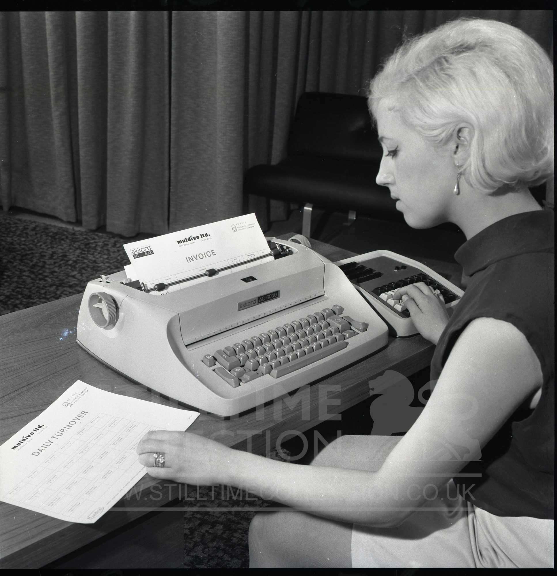 typewriter typing typist | The Stilltime Collection