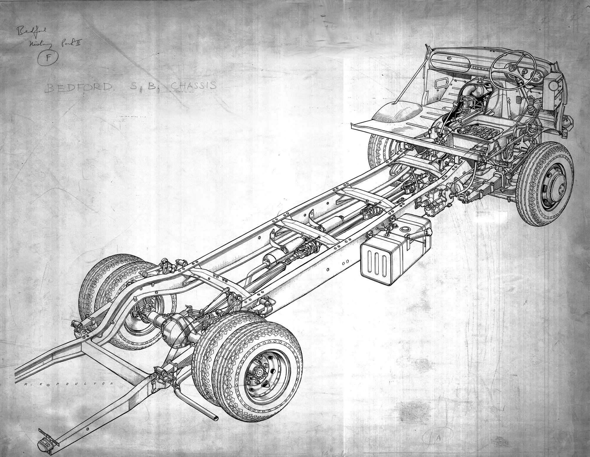 Axle Machine Suspension Sketch Art Drawing | The Stilltime Collection